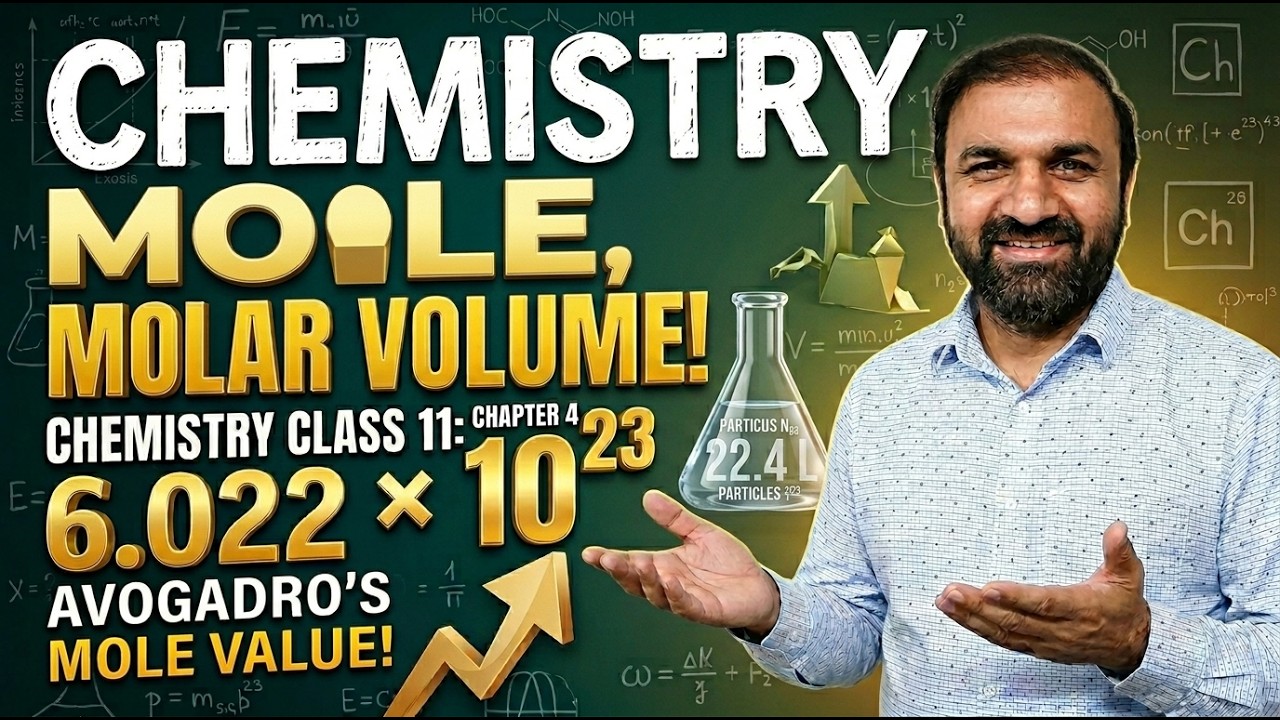 CHAPTER 4 FIRST YEAR CHEMISTRY MOLE, AVOGADRO NUMBER, MOLAR VOLUME ...