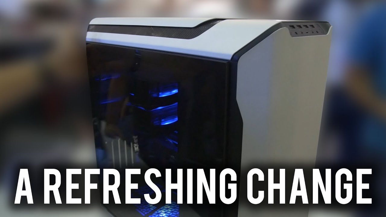Cooler Master's new case has BOTTOM-mounted 200mm fans! - YouTube