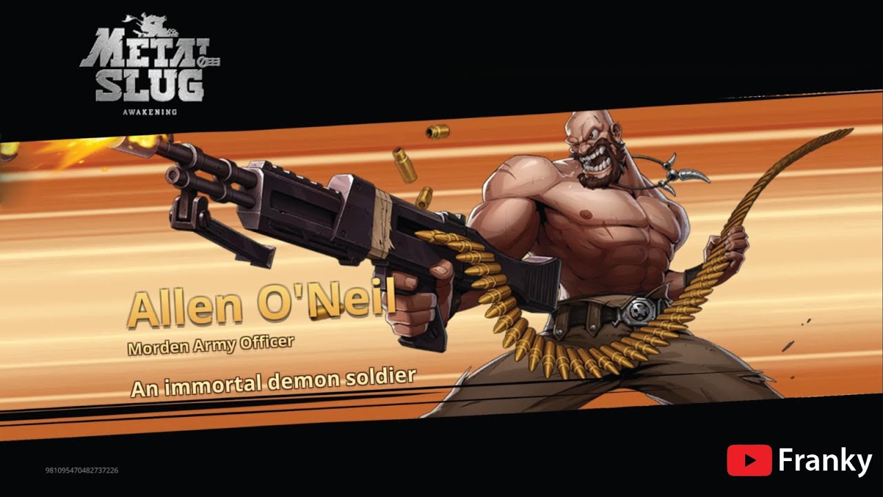 Allen O'Neil Mission | Metal Slug Awakening | Franky - YouTube