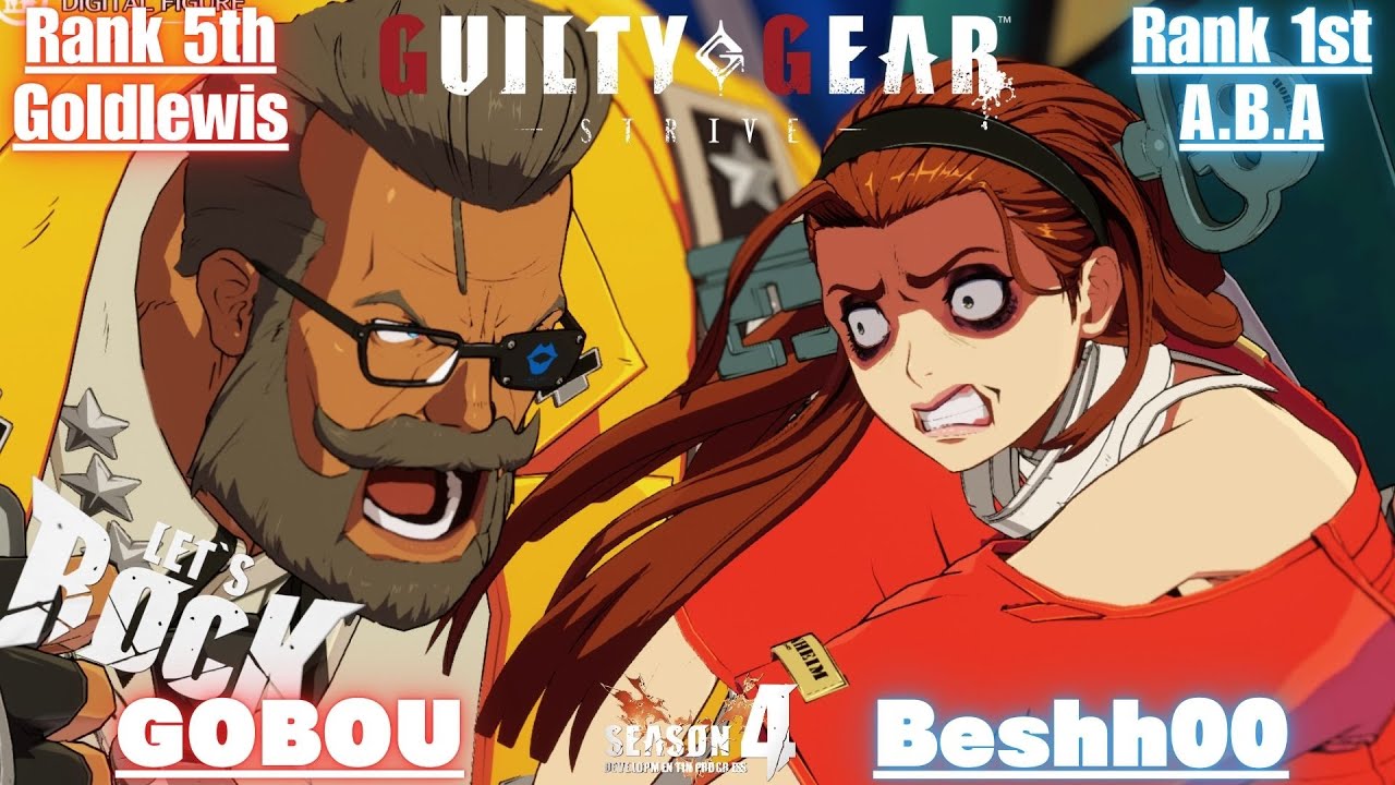 GGST Rank 5th Goldlewis / ゴールドルイス [ GOBOU/御傍 ] vs Rank 1st A.B.A / アバ ...