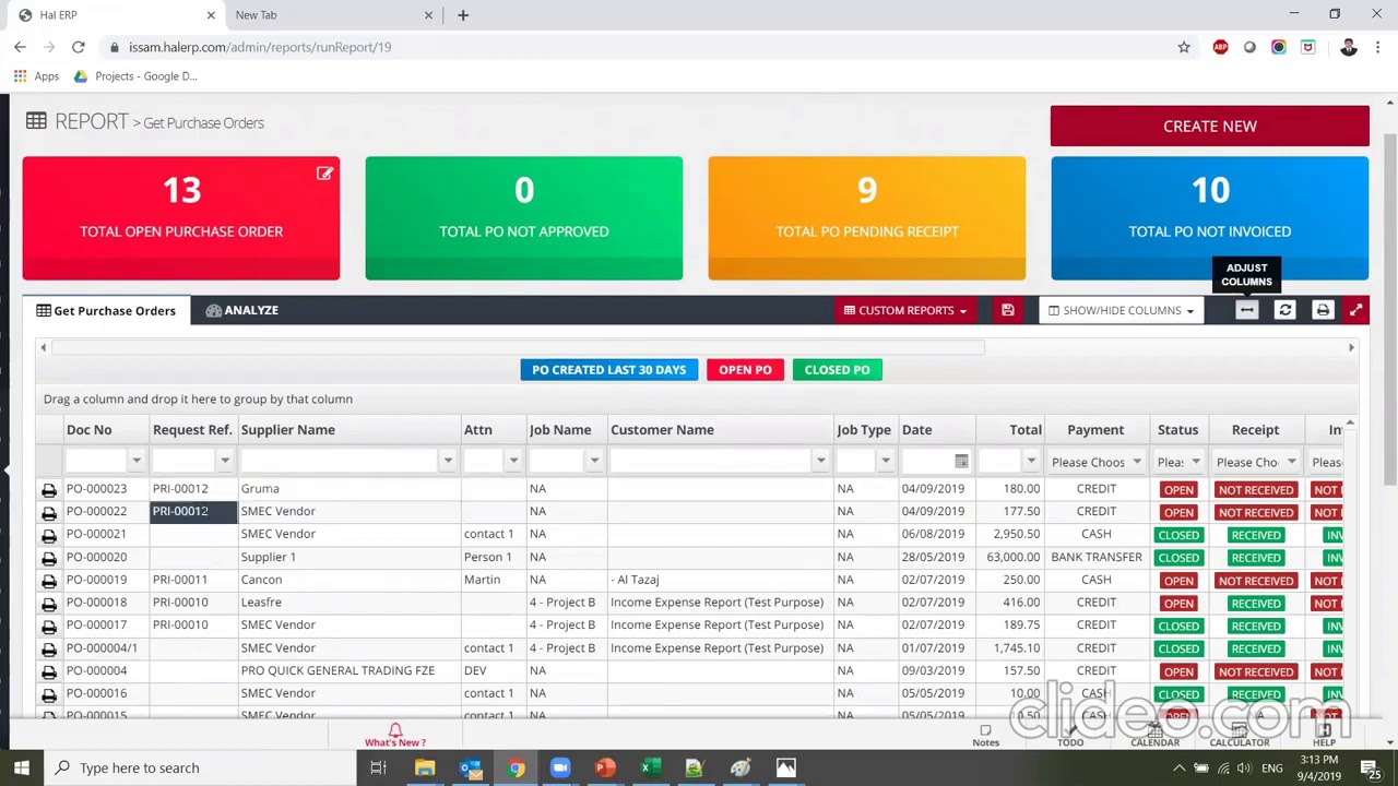 Purchase Procurement Module in HAL ERP - YouTube