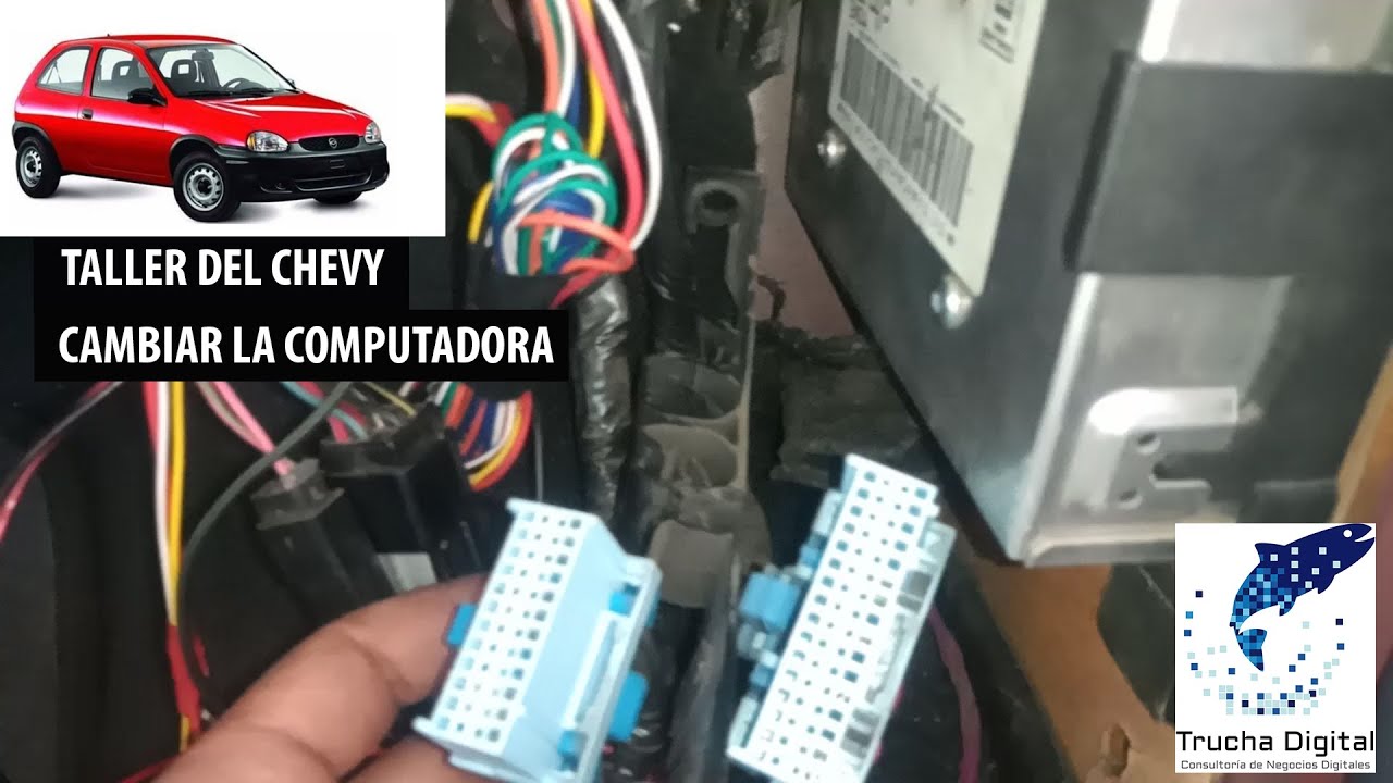 Cambiar la computadora a Chevy C1/ Opel Corsa B / Change computer Opel ...
