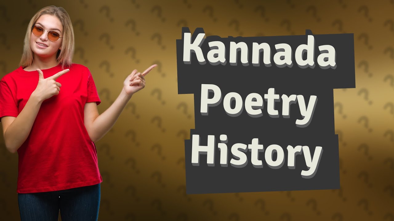 What is the history of Kannada poetry? - YouTube