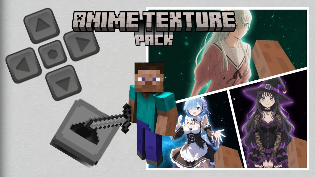 Riview anime pack pvp texture minecraft | mcpe,good or not too bad??🚀🔥 ...