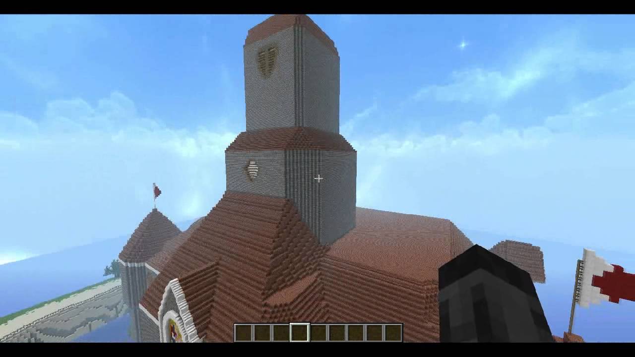 Minecraft Princess Peach's Castle -Nintendo E3 Contest entry - YouTube