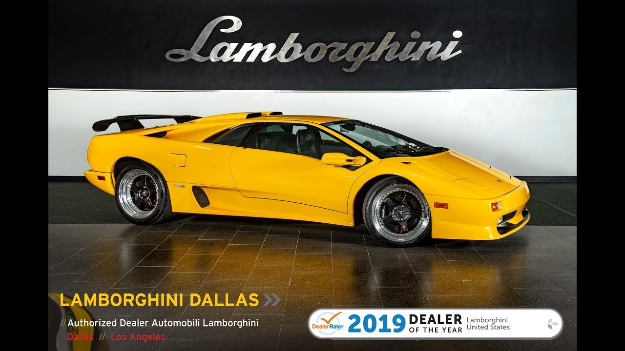 1998 Lamborghini Diablo SV Giallo LC587 - YouTube