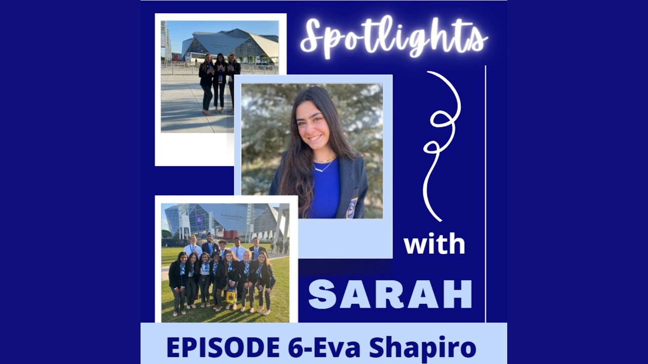 Spotlights With Sarah- Episode 6: Eva Shapiro - YouTube