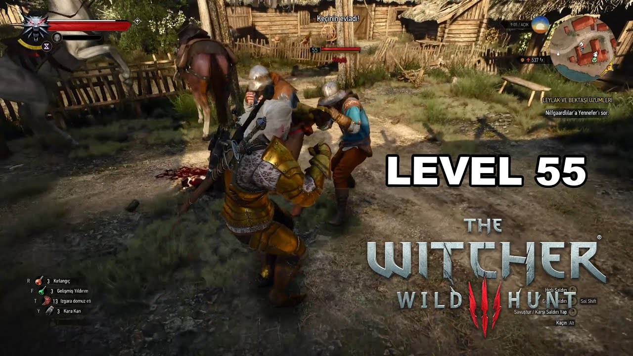 The Witcher 3 Wild Hunt - Villagers in the white garden - YouTube