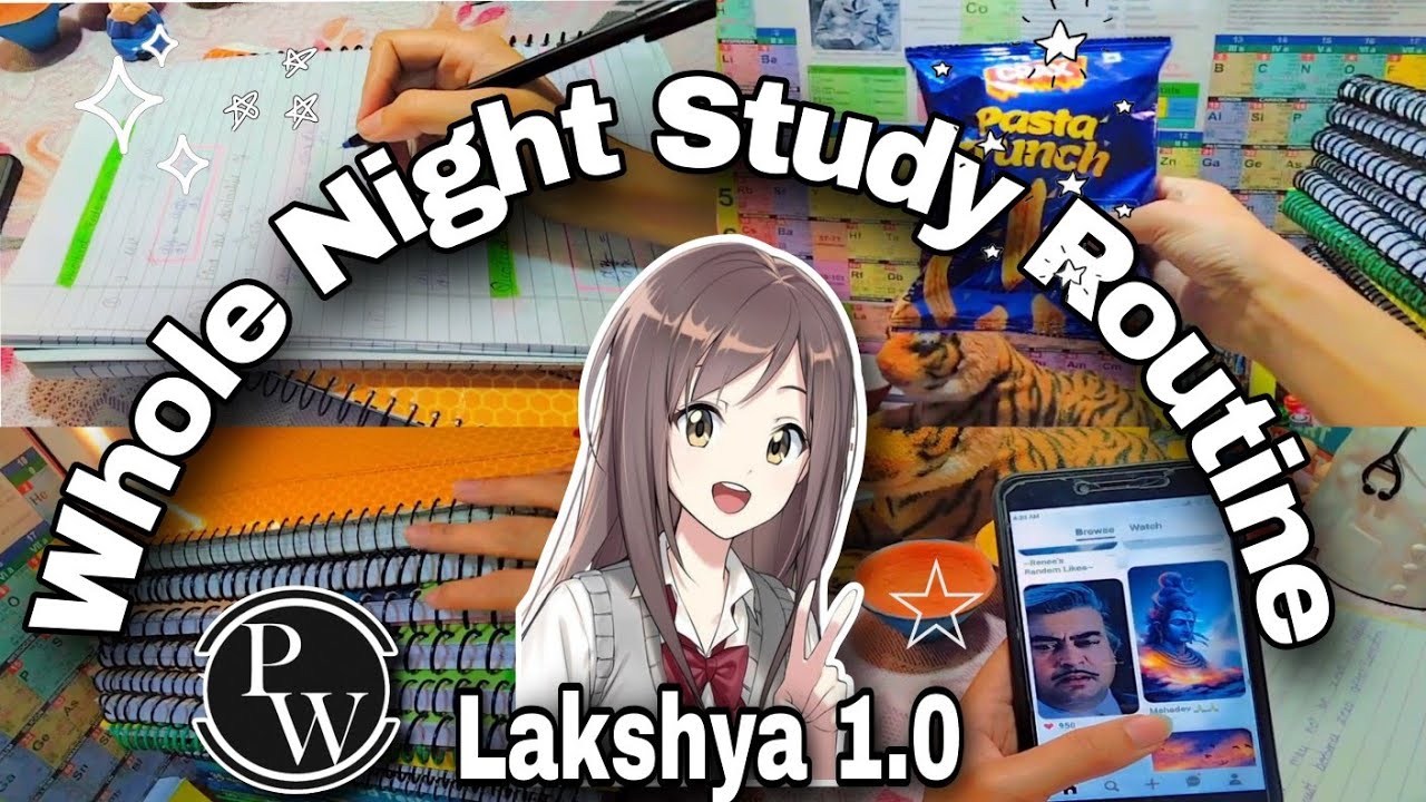 Whole night study Vlog ll more than 13 + hours ll - YouTube