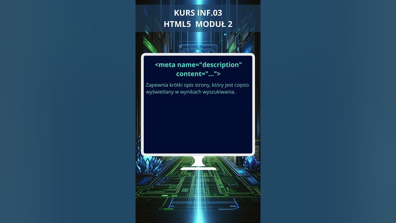 Kurs Inf03 Html Cz 2 Znaczniki Shorts Youtube