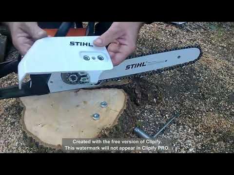 Piła spalinowa Stihl MS 180 Unboxing and first start rozpakowanie i pierwsze odpalenie - YouTube