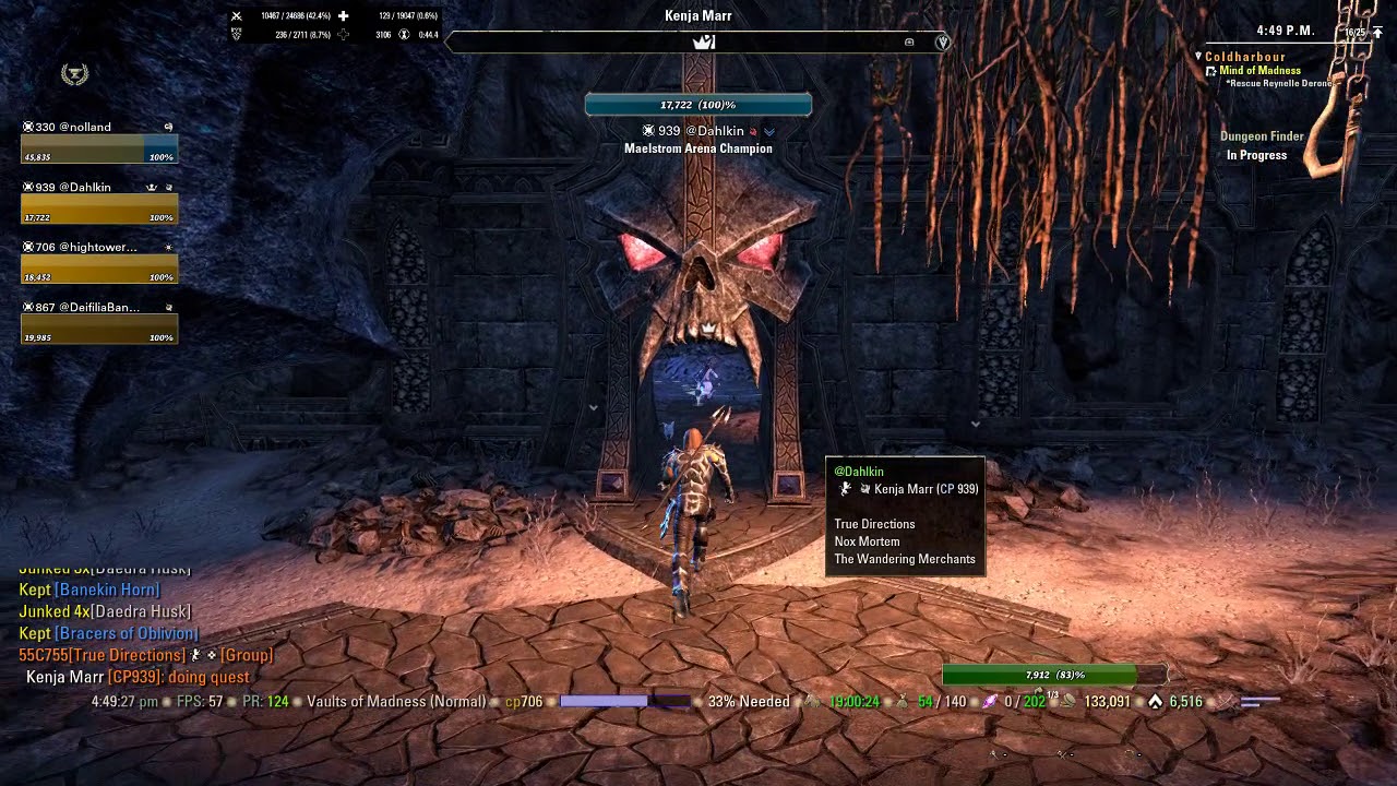 ESO Random Normal Dungeon - Vaults Of Madness - YouTube