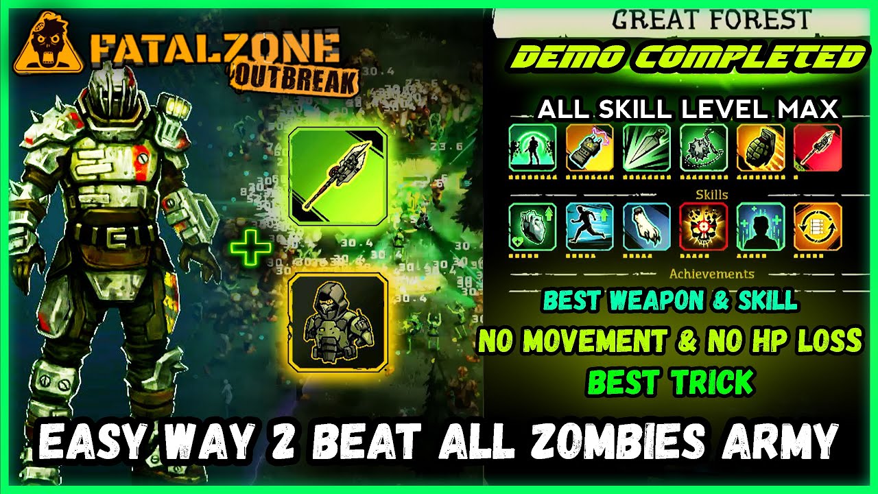 Fatalzone: OutBreak | Easy Way to Beat All Zombies Army | Demo Completed New Gameplay - Tips ...