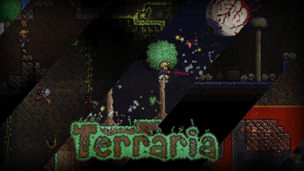 Rainy Terraria Night Ambience (Dim Screen, 1 Hr.) - YouTube