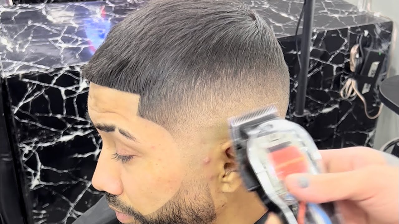 Corte con navaja 🪒 (mid-Fade con navaja )corte del día a día - YouTube