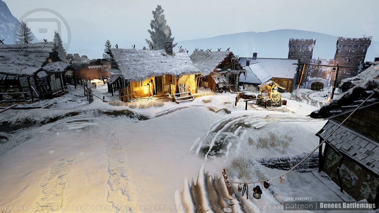 Krezk Street and Well Scenery Demo | Curse of Strahd | Beneos Animated ...