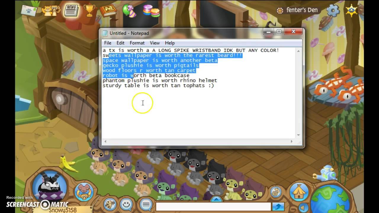 AnimalJam -What some den betas are worth! - YouTube