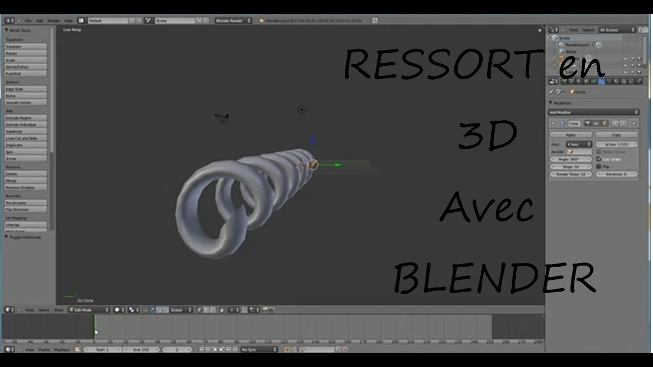 Tuto Blender 3D Francais _ Manuel Blender En Français Gratuit – OHYDHC
