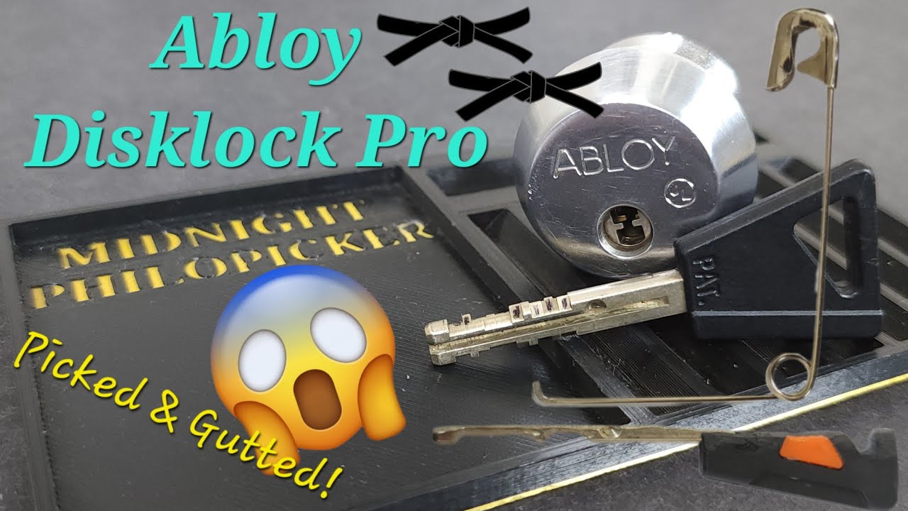 [45] Abloy Disklock Pro - Picked & Gutted (Proof of Concept) - YouTube