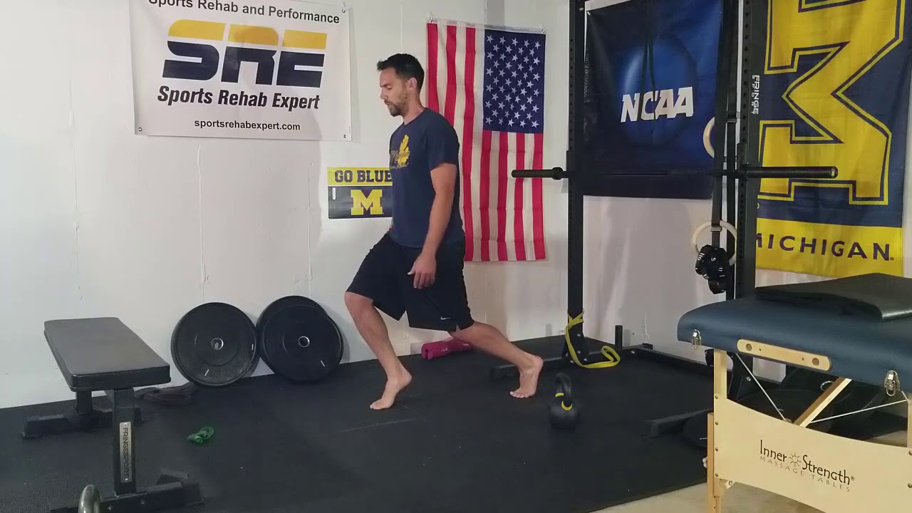 Split Stance Heel Raise - YouTube