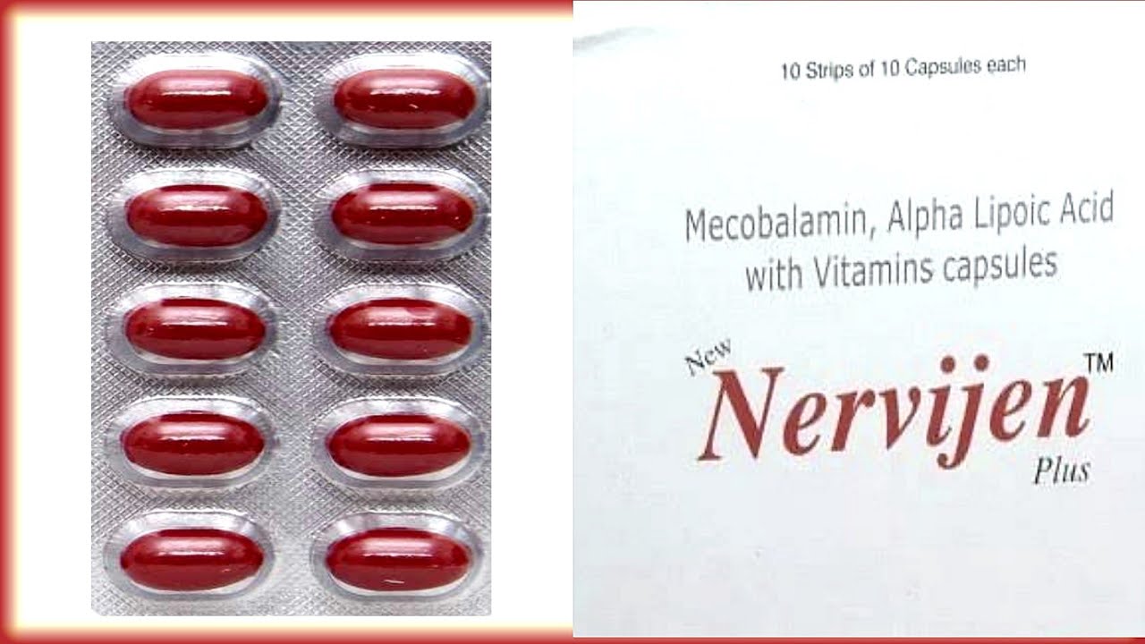Nervijen Capsule Benifit - Mecobalamin - Vitamin - Alpha Lipoic Acid ...