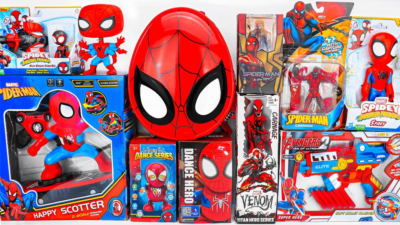 Spider-Man Toy Collection Unboxing Review| Spidey and His Amazing ...