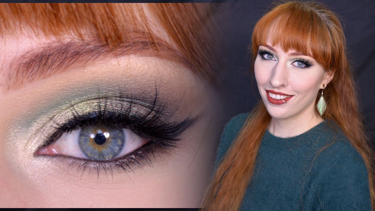 Vampy Fall | Dark GREEN Eyelook💚 | Tutorial - YouTube