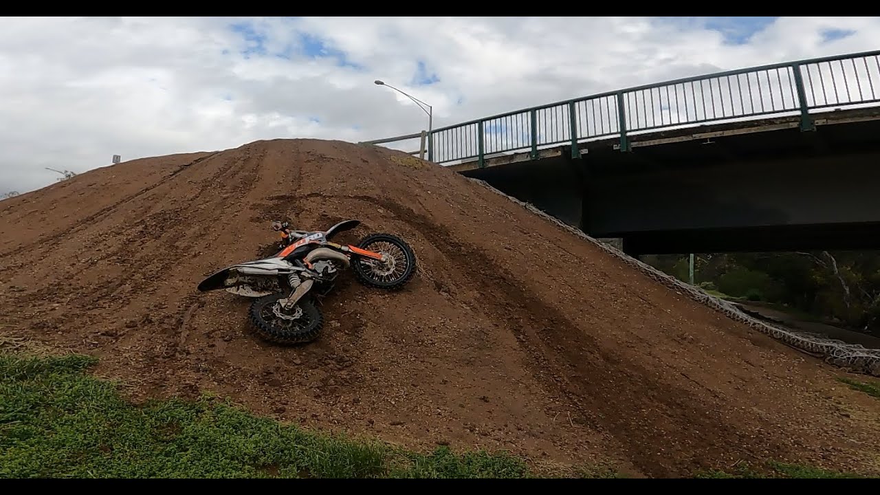 Hitting jumps and stacking a hill climb on my ktm 85 sx - YouTube