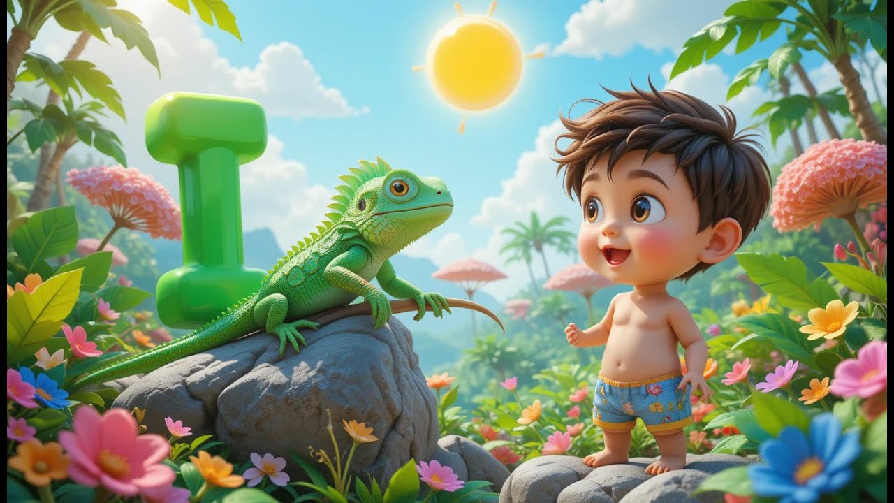 I is for Iguana | ABC Animal Song for Kids | Learn the Alphabet with ...