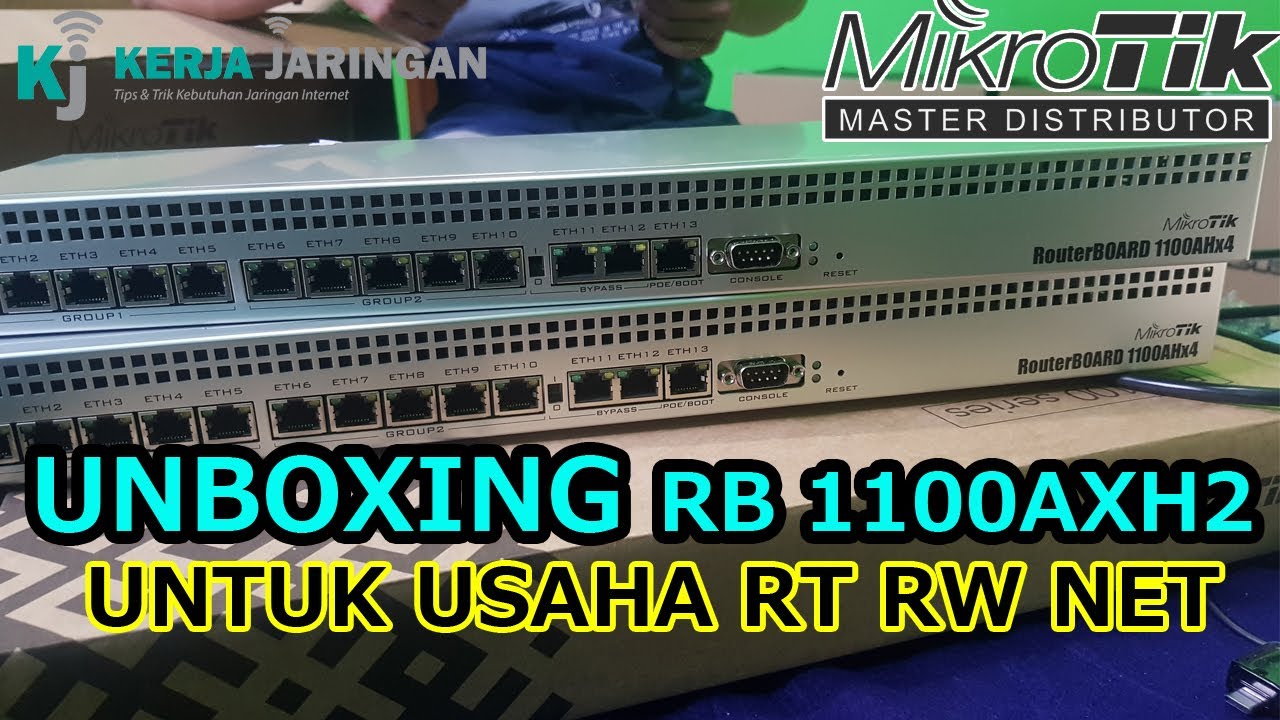Membangun RT RW NET Dengan RB1100 Punya Mikrotik - YouTube