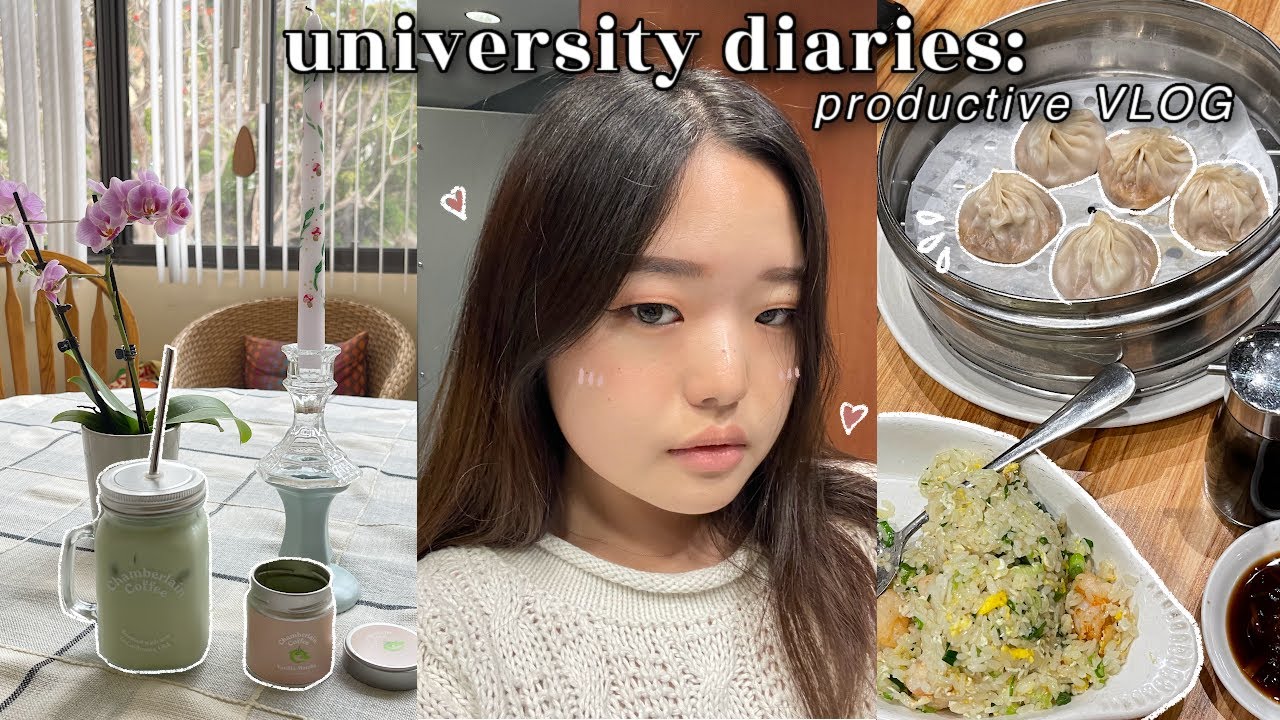 📘 UNI VLOG: rainy days in malibu, eating out a lot, pr unboxings ...
