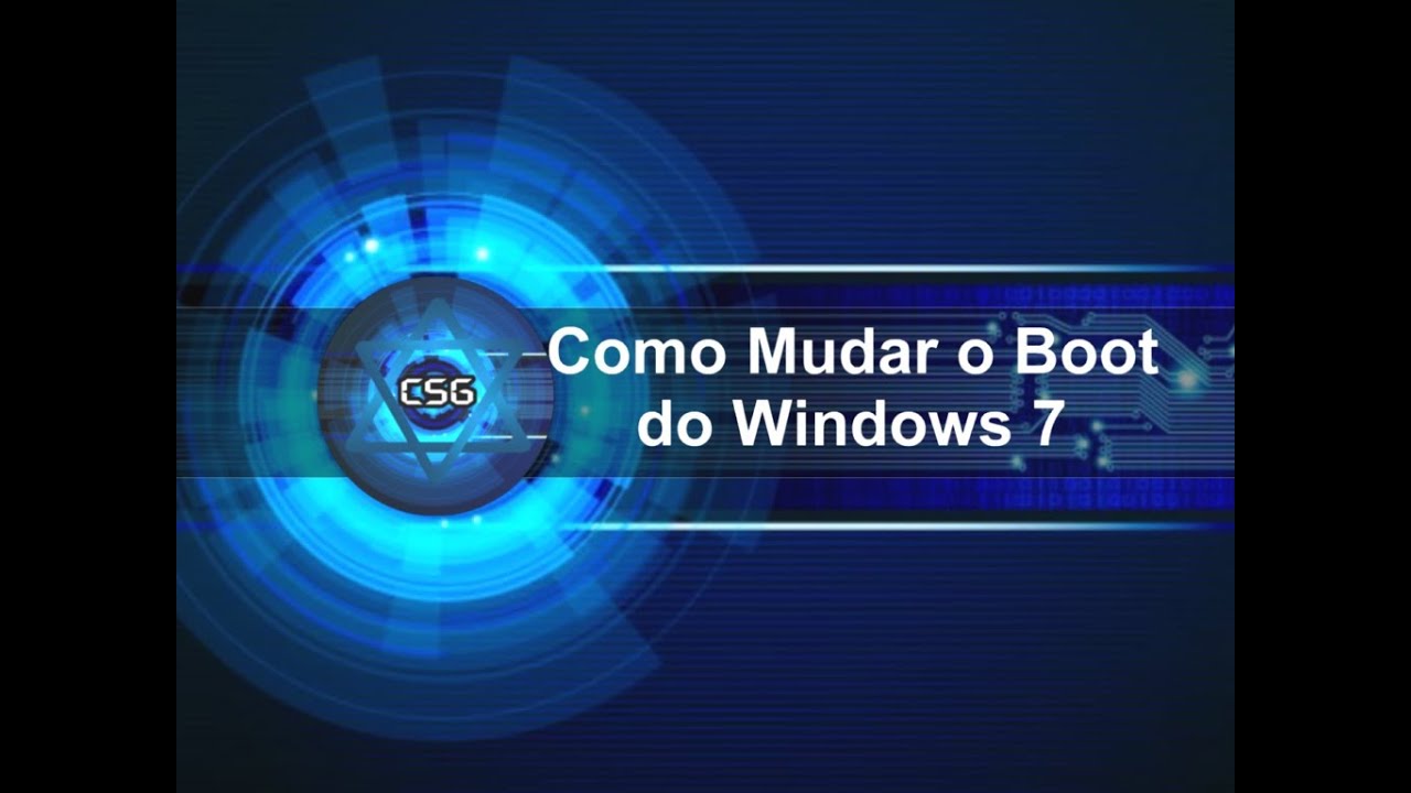 Como Mudar o Boot do Windows 7 - YouTube