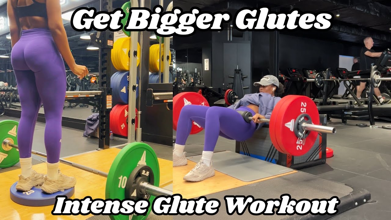 Must Do Intense GLUTE WORKOUT Routine To GROW YOUR GLUTES - YouTube