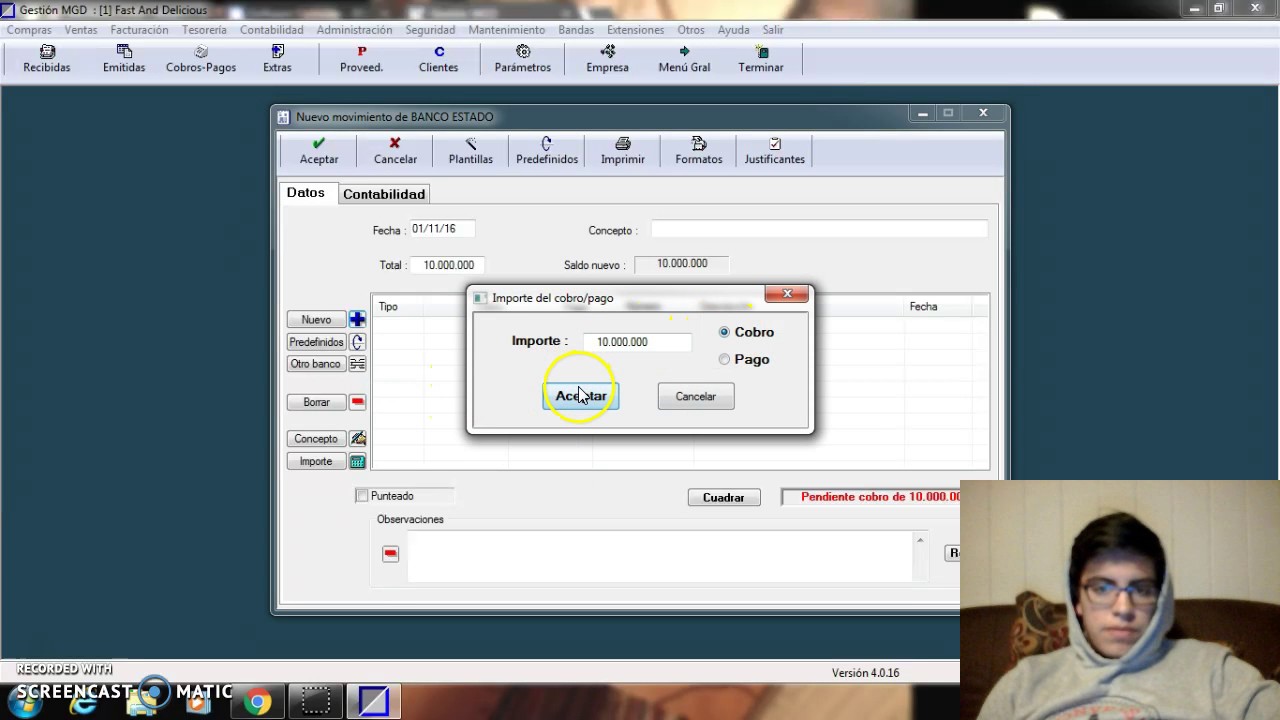 2016 4B Fast & Delicious Tutorial Software Contable Gestión MGD - Alejandro Luna (PARTE 1) - YouTube