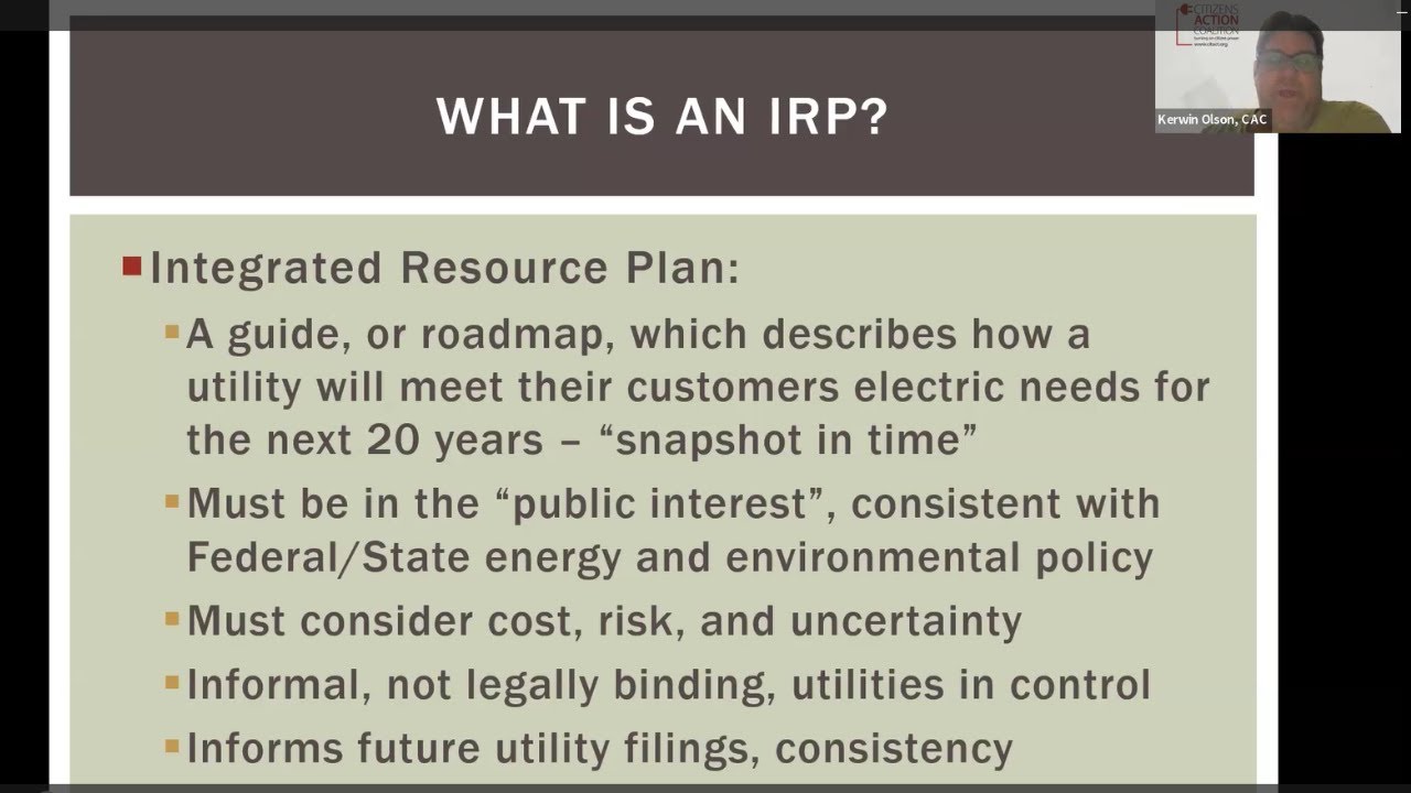 Utility IRPs Explained - YouTube