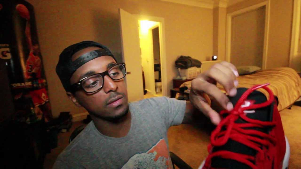 Nike Air Penny 5 "Red Easgle" Review - YouTube