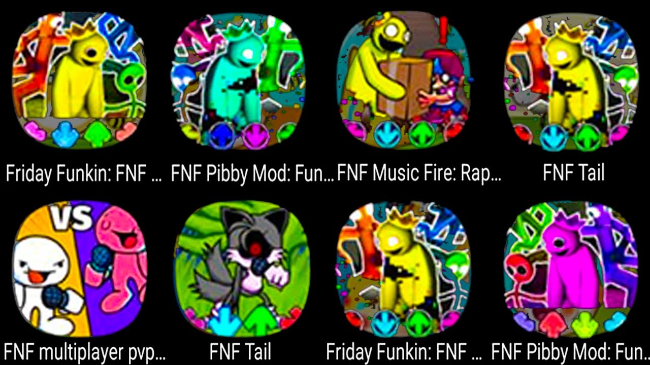 Friday Funkin: FNF Music Night, Raptime Battle, Pibby Mod: Fun Beat ...