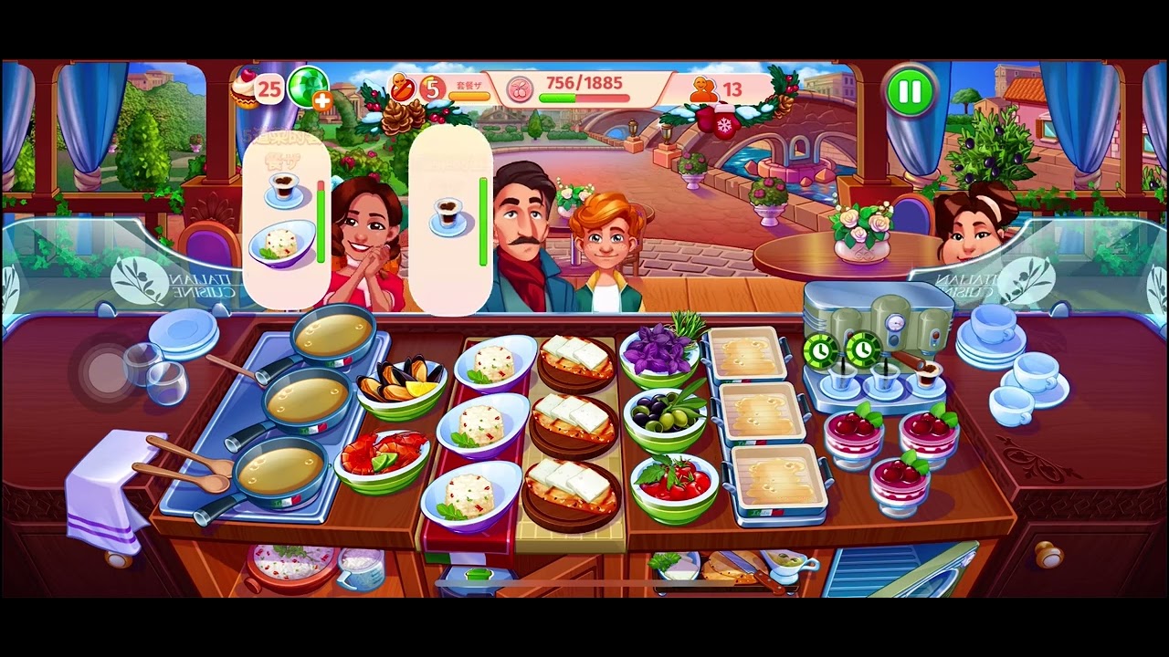 Cooking Craze Rome Level 74 (Goals 1885 / Don’t Lose Any Customers ...