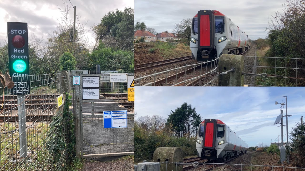 Glanyrafon (Footpath) Level Crossing (Carmarthenshire) 29/10/25 - YouTube
