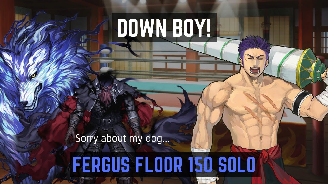 Celtic Warrior Cuddles with Adorable Pooch - Fergus Floor 150 Solo [FGO ...