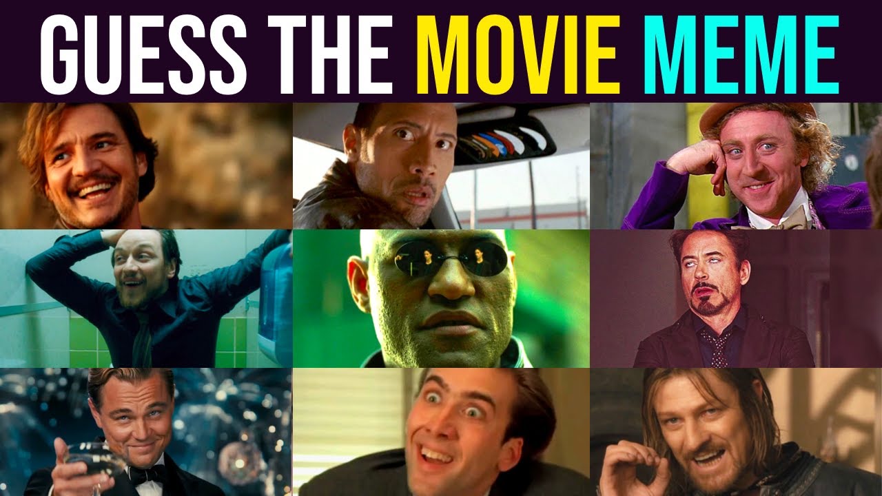 Guess the Movie from the Viral Meme Image/Scene | 50 Movie Memes ...