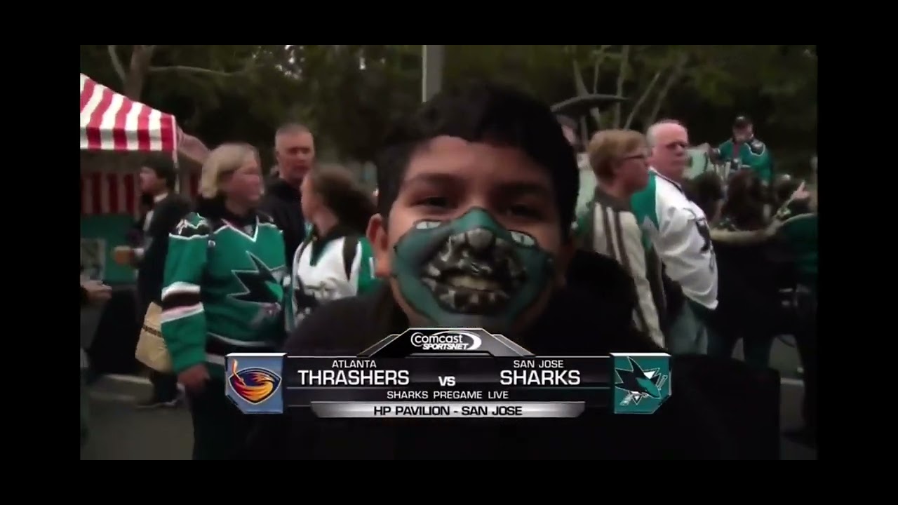 Comcast SportsNet California intro to Atlanta Thrashers @ San Jose ...