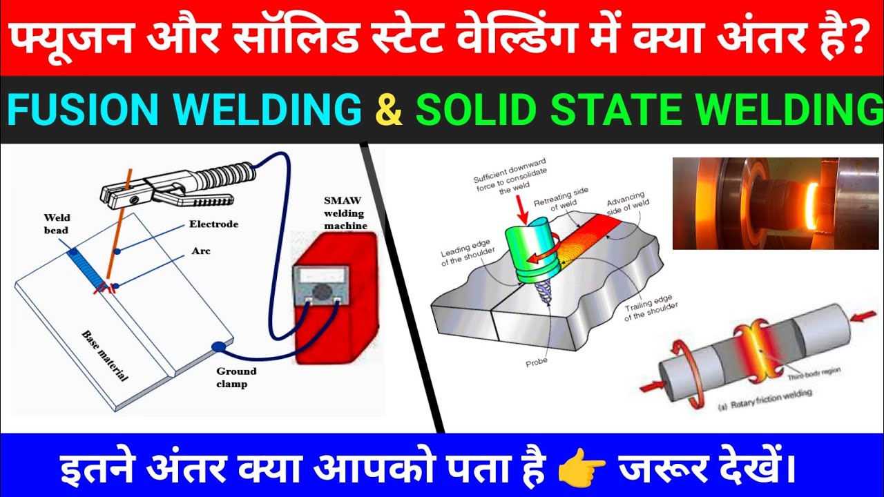fusion welding vs solid state welding, difference between fusion welding and solid state welding ...