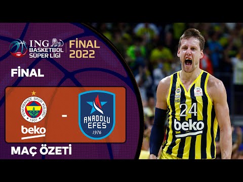 BSL Playoff Final Birinci Maç Özet | Fenerbahçe Beko 85-76 Anadolu Efes