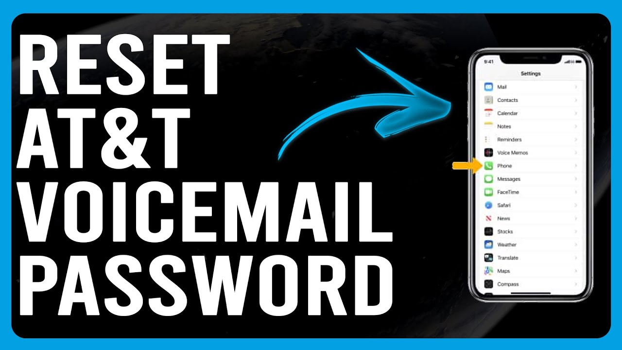How To Reset ATT Voicemail Password (How To Change ATT Voicemail Password) - YouTube