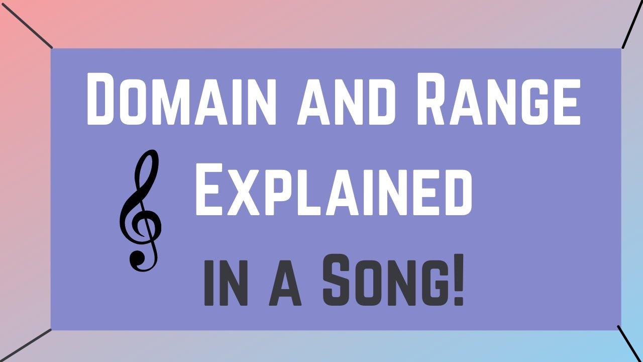 Domain and Range Song! - YouTube