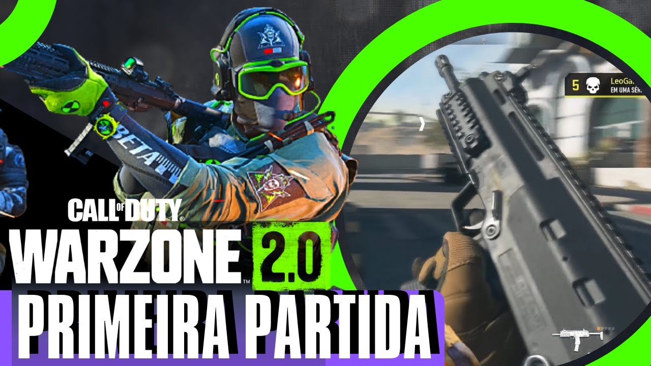 PRIMEIRA PARTIDA - Call of Duty: Warzone 2.0 - CONHECENDO O GAME - XBOX ...