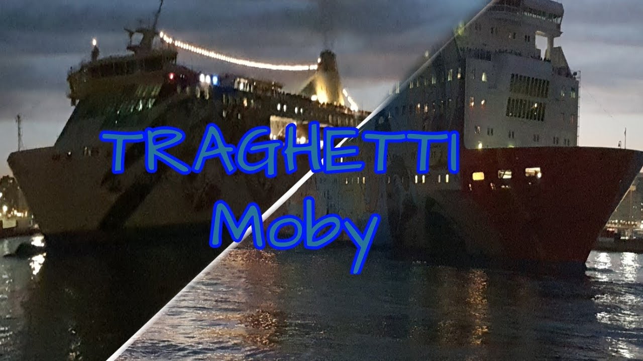 Partenza di navi della Moby dal porto di Genova - YouTube