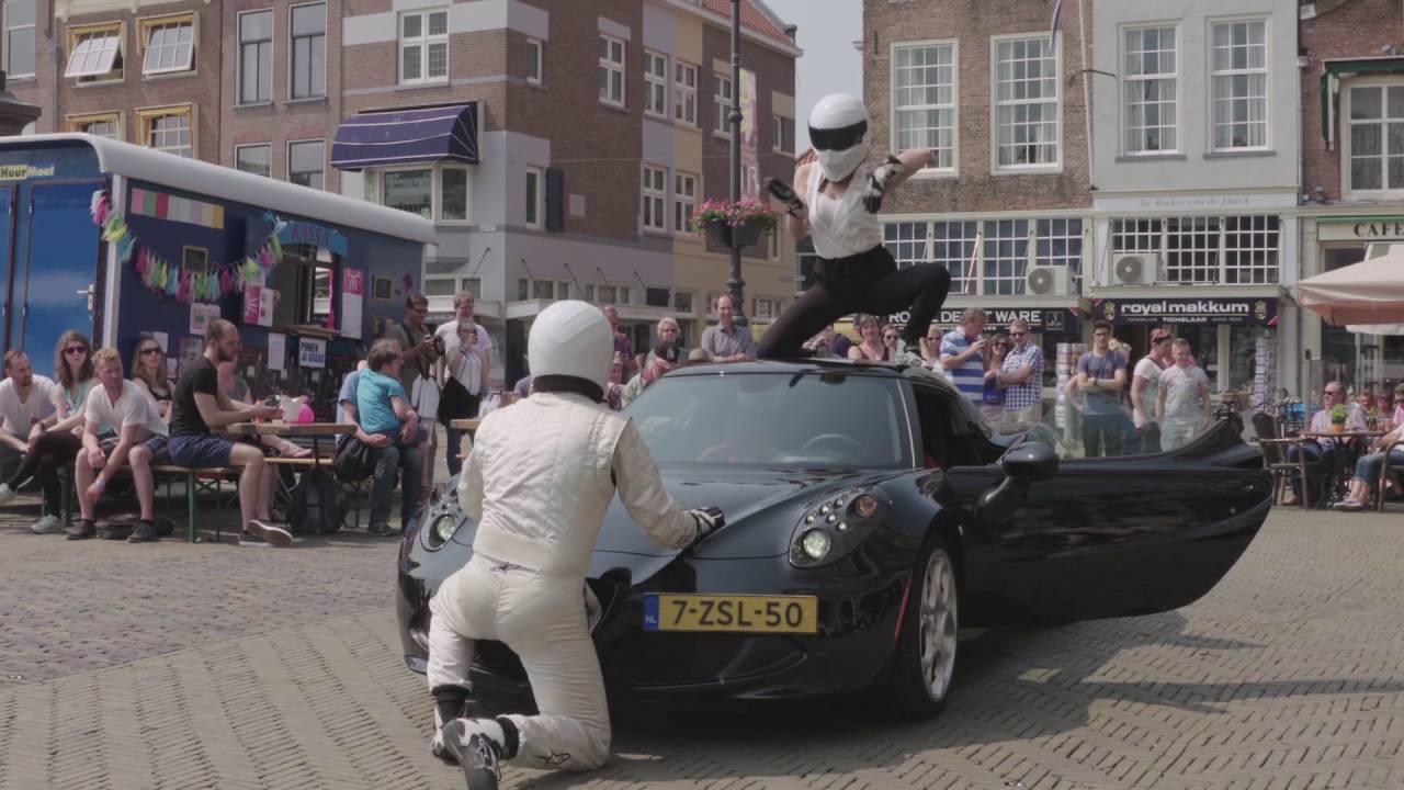 The Female Stig sits on top - YouTube