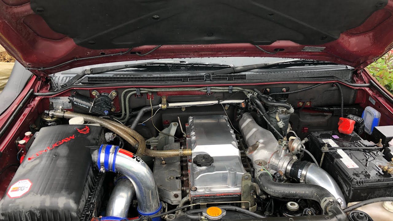 Modified 4m41 3.2 DID Mitsubishi Pajero walk around year update - YouTube